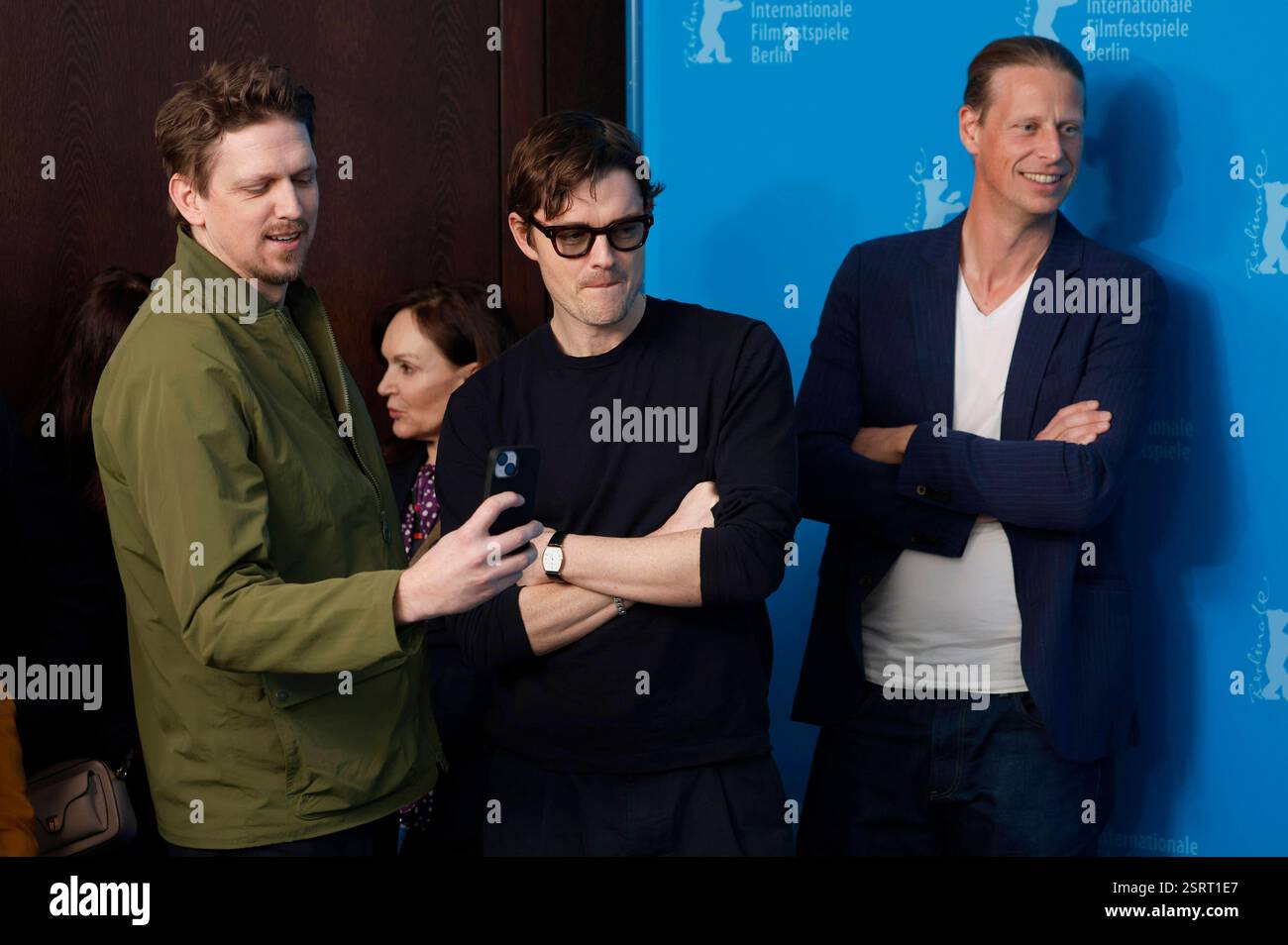 Jan-Ole Gerster, Sam Riley und Jonas Katzenstein beim Photocall zum ...