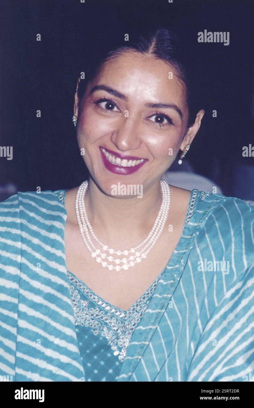 Indian Bollywood film actress Tina Munim, India, Asia Stock Photo - Alamy