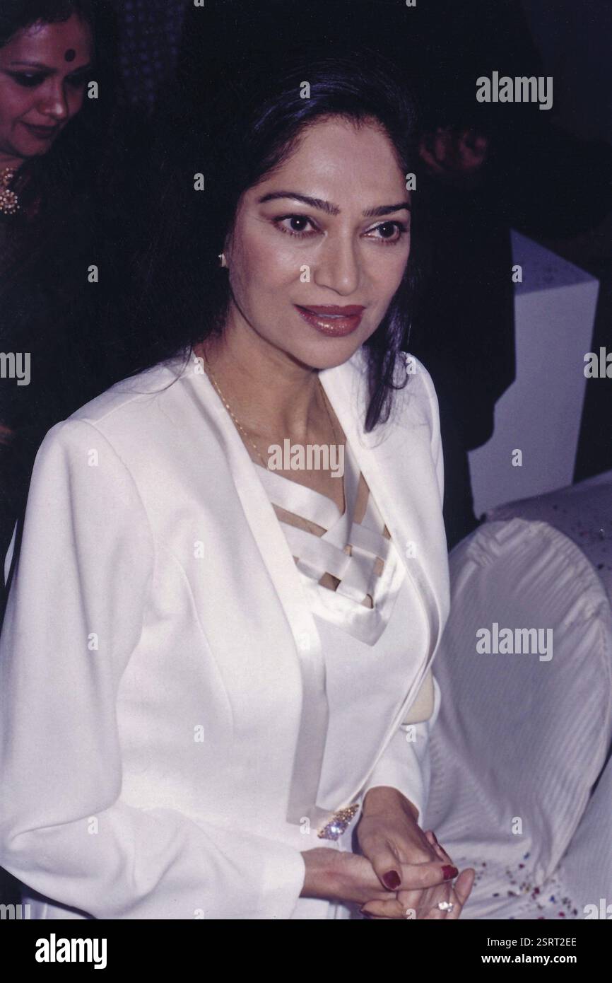Indian Bollywood film actress Simi Garewal, India, Asia Stock Photo - Alamy
