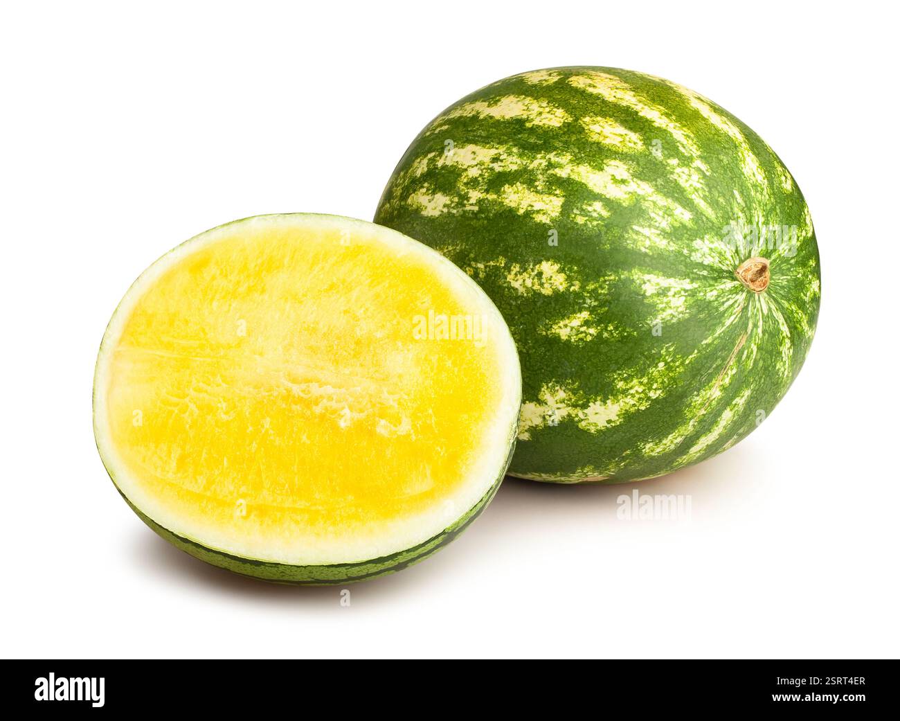 Watermelon chunks on white hi-res stock photography and images - Alamy