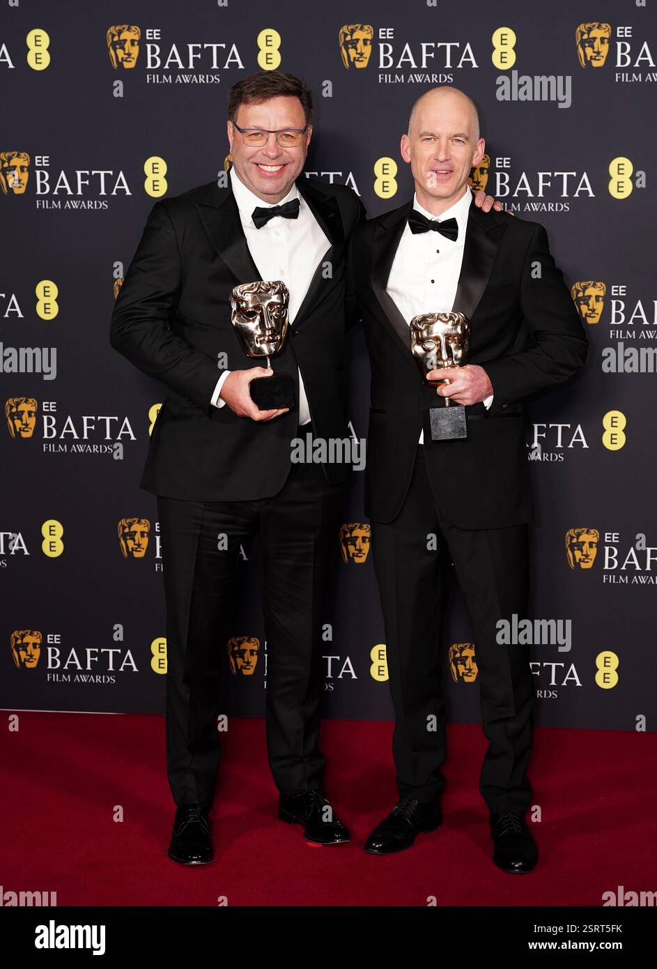 Ron Bartlett and Gareth John in the press room after winning the Best ...