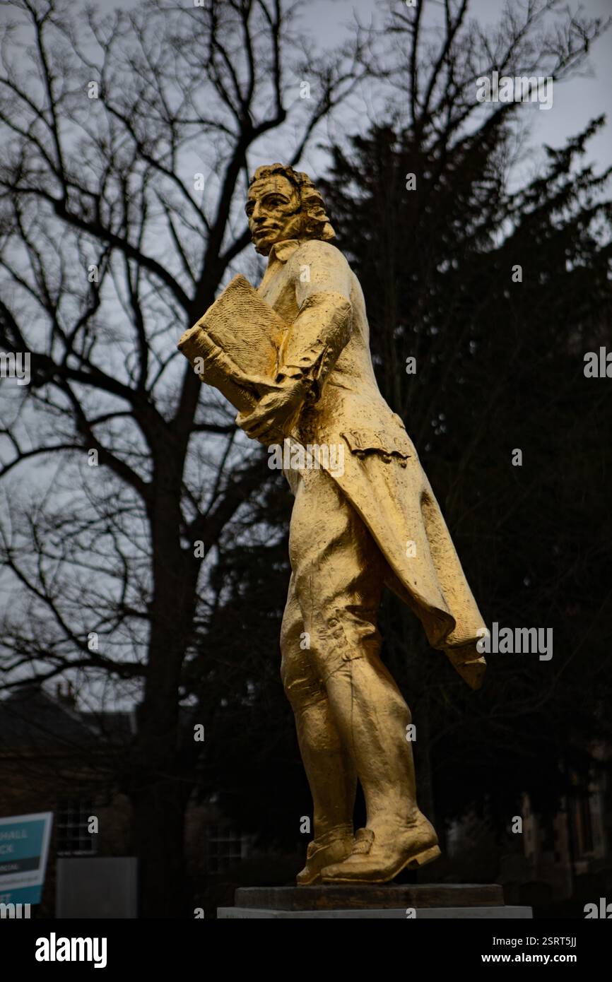 Thomas Paine statue, Thetford, Norfolk Stock Photo - Alamy