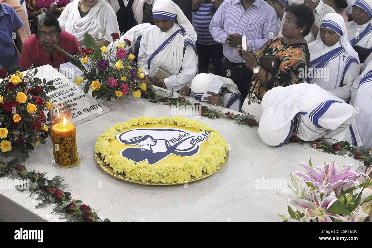Roman Catholic priests Missionaries Charity devotees attend service ...