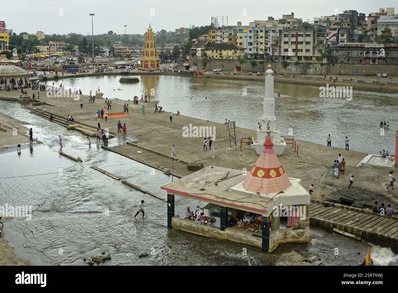 Godavari river ghat at nashik, Maharashtra, India, Asia Stock Photo - Alamy