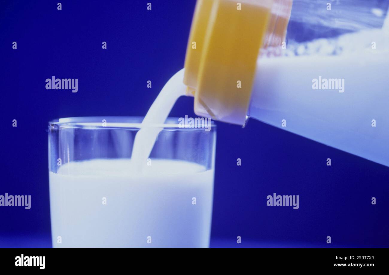 Pure milk drinks in hi-res stock photography and images - Alamy