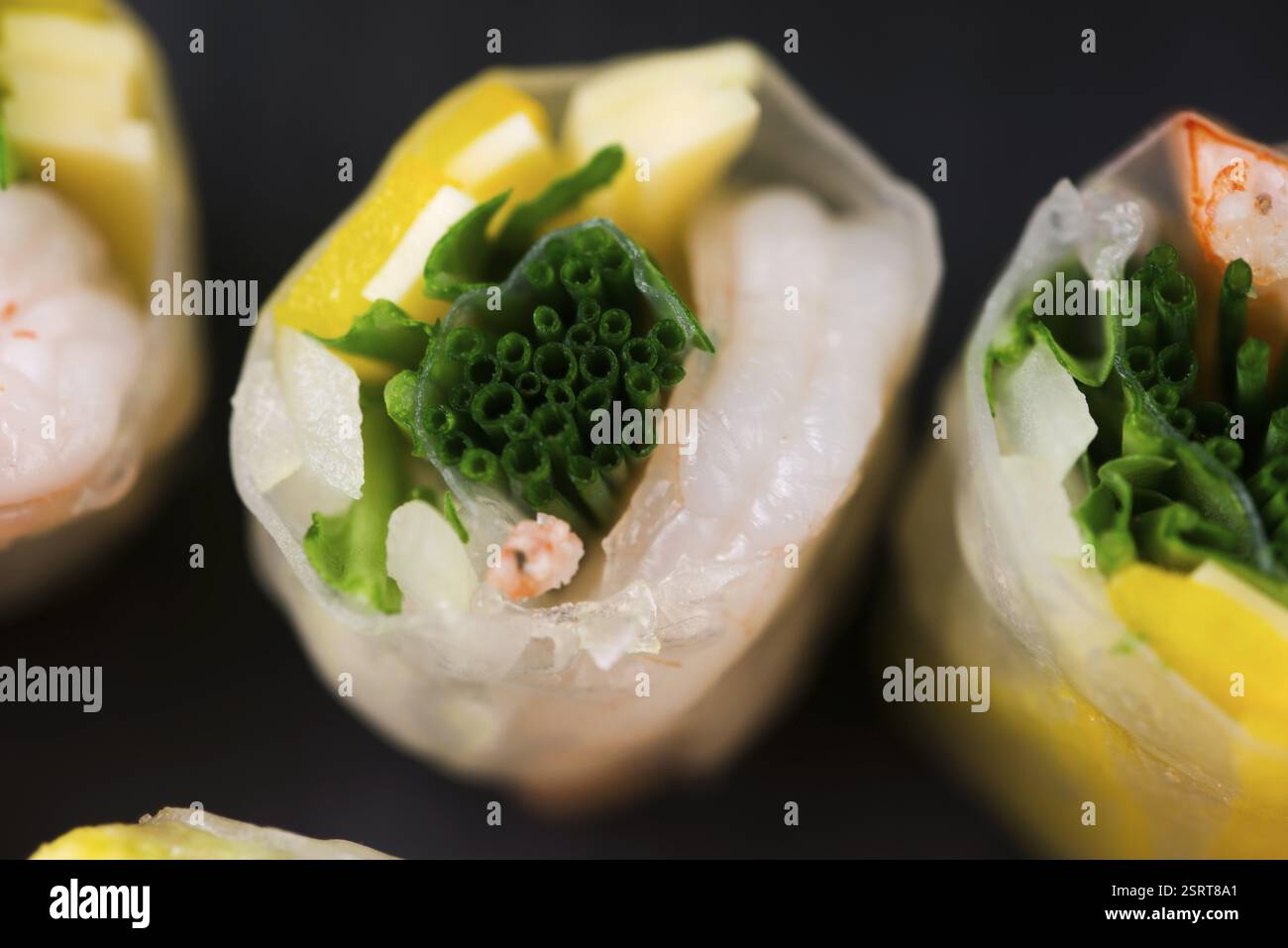 Japanese Salad Roll Stock Photo - Alamy