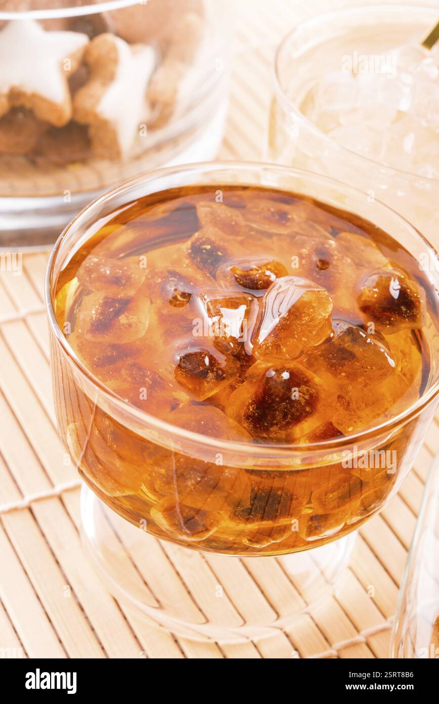 Tea with rock candy Stock Photo - Alamy