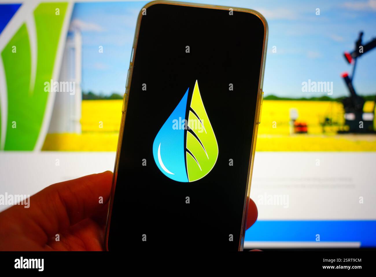 Roosendaal, The Netherlands - February 16, 2025: A mobile phone ...