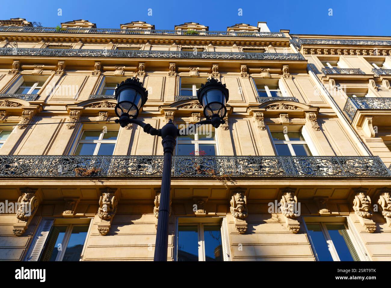 Exterior architecture of Traditional French house with typical ...