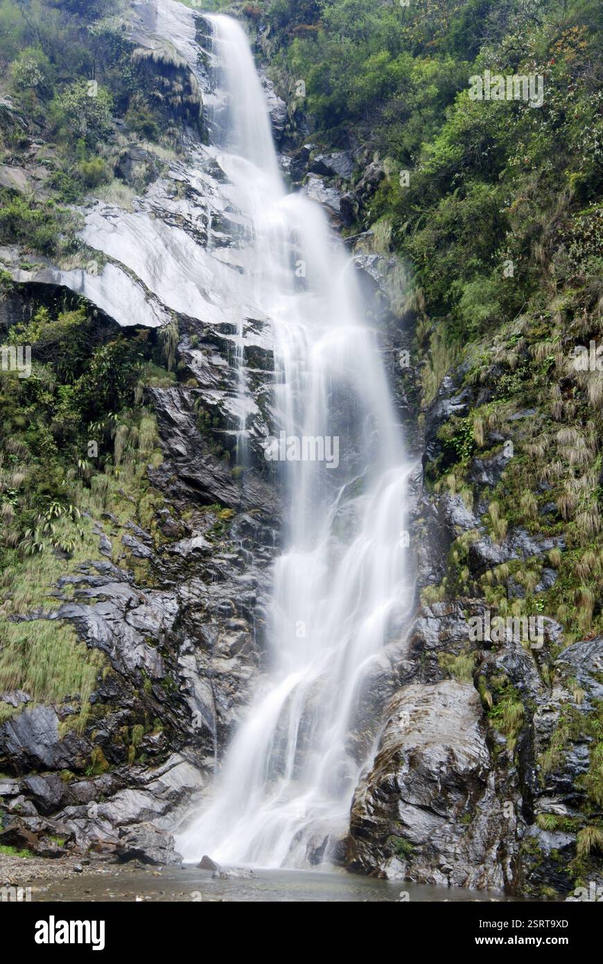Nag Nala fall, North Sikkim, India, Asia Stock Photo - Alamy