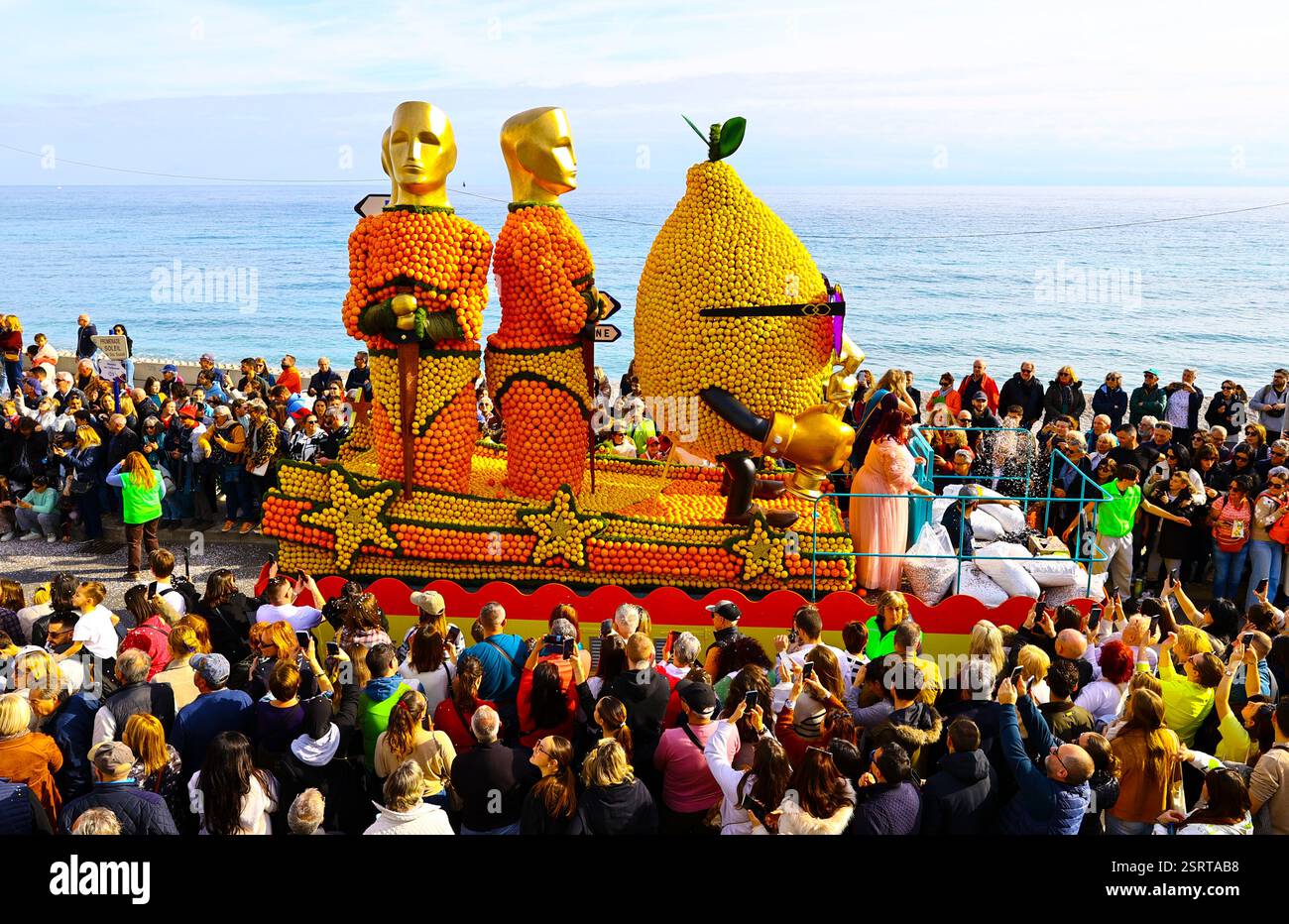 Menton, Frankreich. 16th Feb, 2025. Menton, France - February 16, 2025 ...