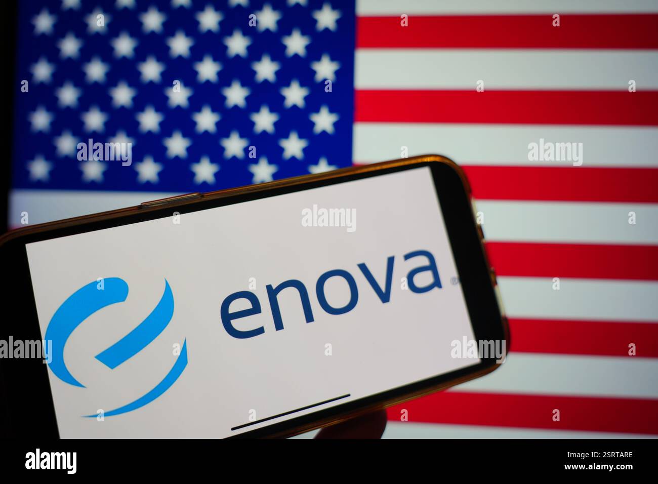 Roosendaal, The Netherlands - February 16, 2025: A mobile phone ...