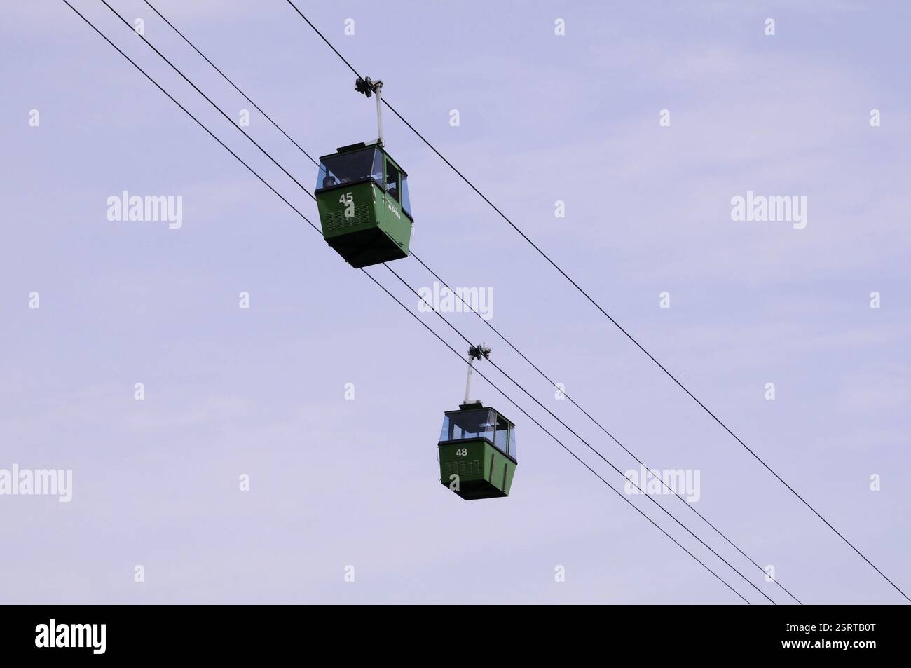 Cable car in Bronx zoo, New York, USA United States Of America Stock ...
