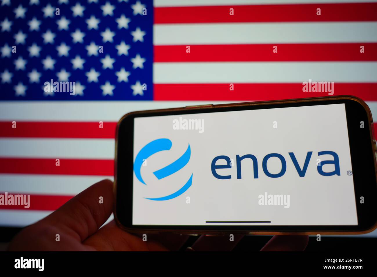 Roosendaal, The Netherlands - February 16, 2025: A mobile phone ...