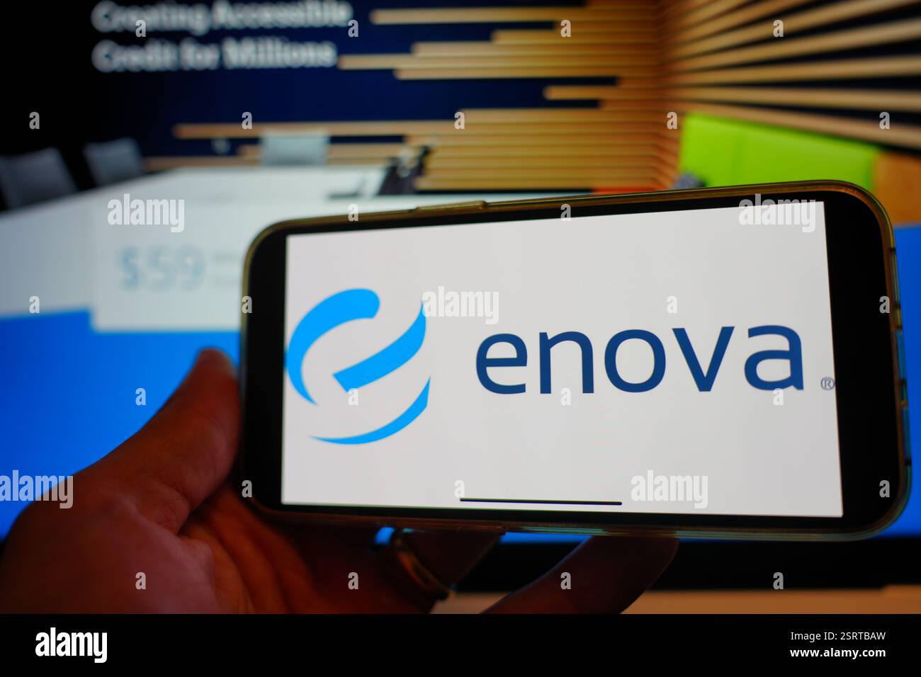 Roosendaal, The Netherlands - February 16, 2025: A mobile phone ...