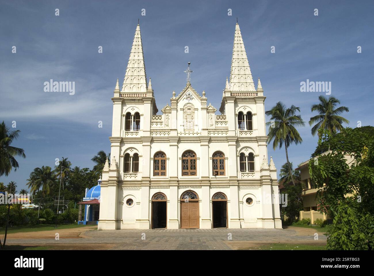 Santa Cruz basilica, Kochi Cochin, Kerala, India gothic-style Stock ...