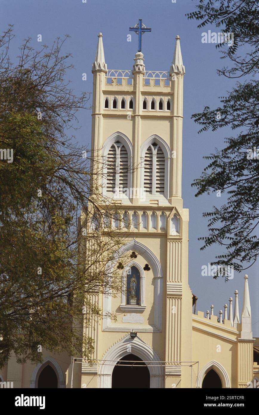 Saint Mary cathedral, Secunderabad, Hyderabad, Andhra Pradesh, India ...