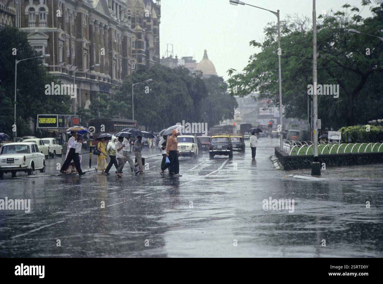 Heavy Rains, Monsoon, bombay mumbai, maharashtra, india Stock Photo - Alamy