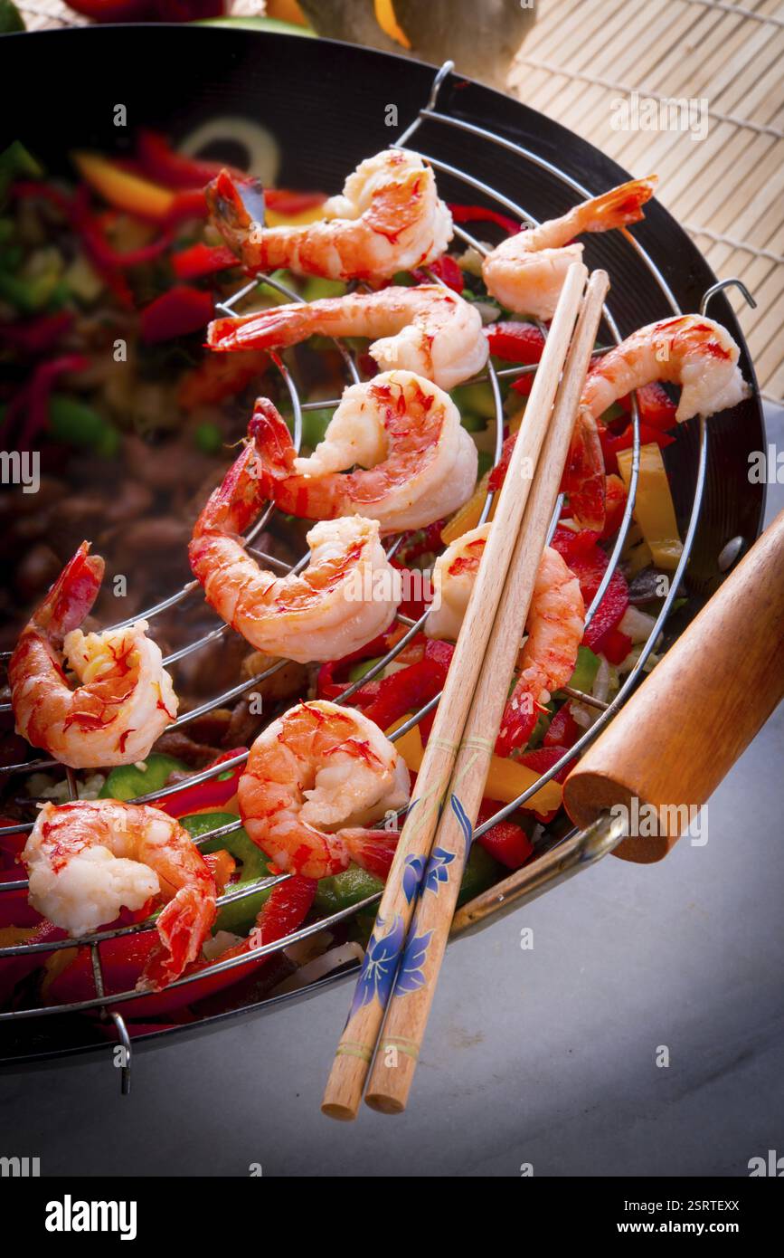 Shrimp roast Indonesian Stock Photo - Alamy