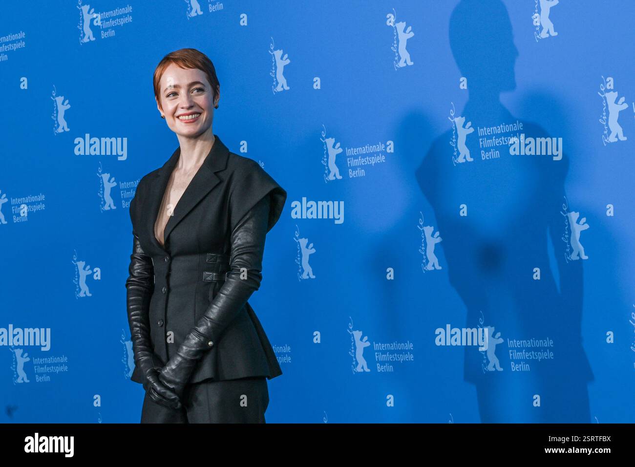 Berlin, Germany. 16th Feb, 2025. Actress Leonie Benesch at the ...