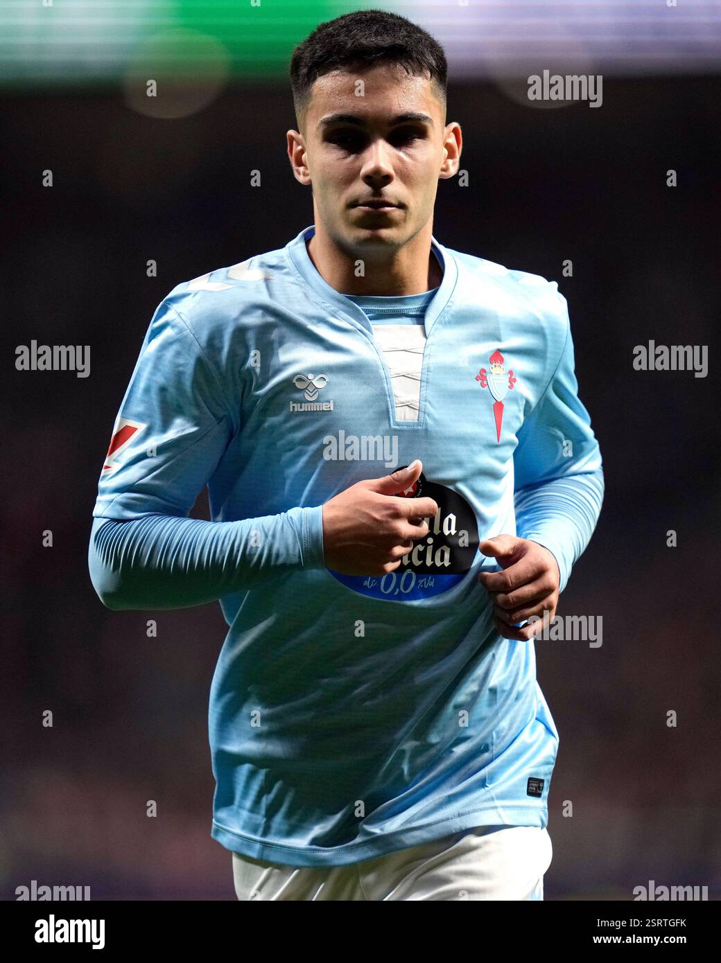 Madrid, Spain. 15th Feb, 2025. Hugo Sotelo of RC Celta during the La ...