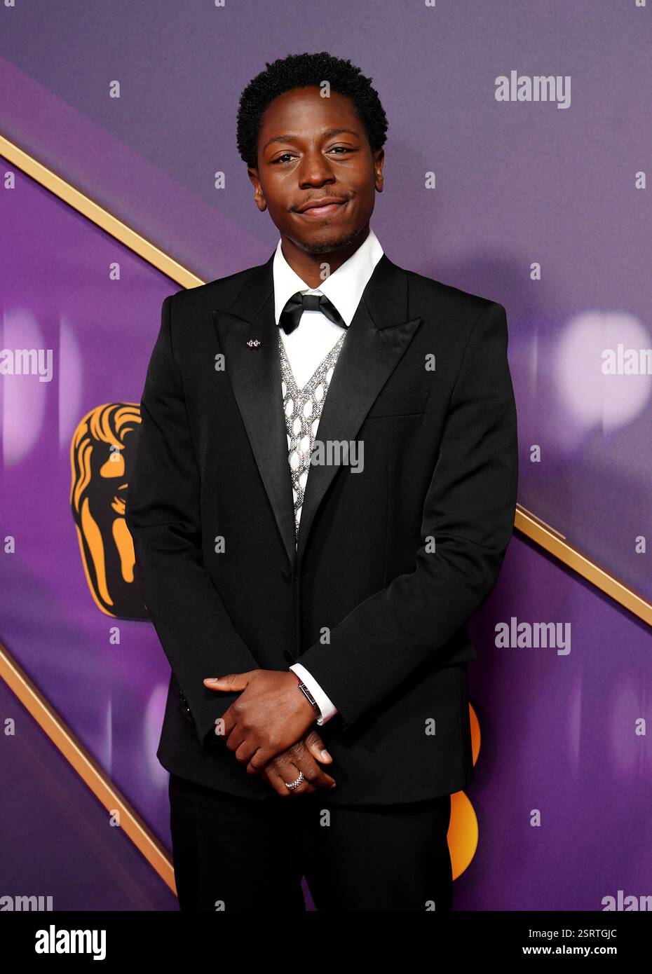 David Jonsson attending the 78th British Academy Film Awards, at the ...