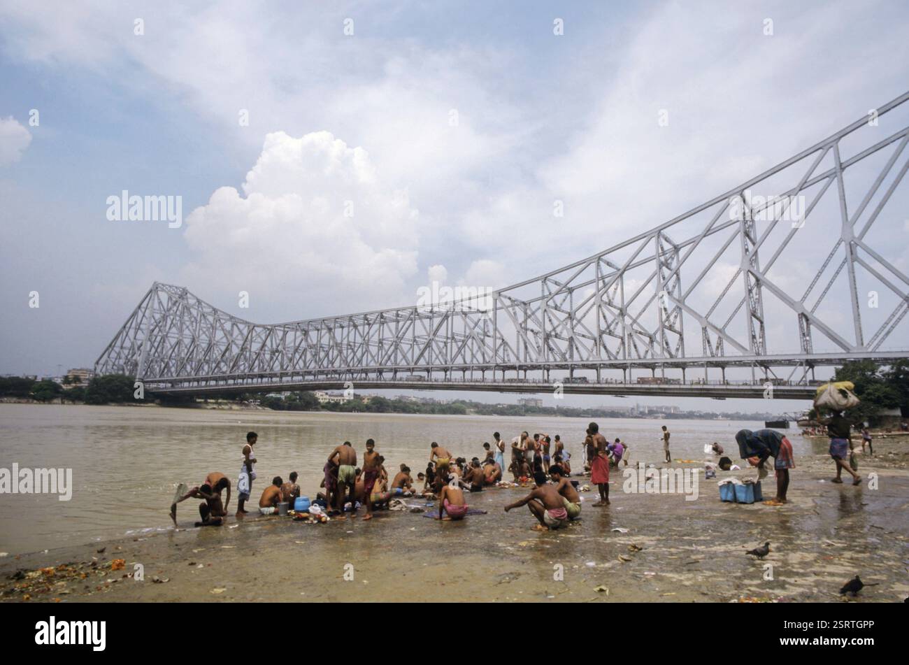 Howrah Bridge, Calcutta, West Bengal, India, Asia Stock Photo - Alamy