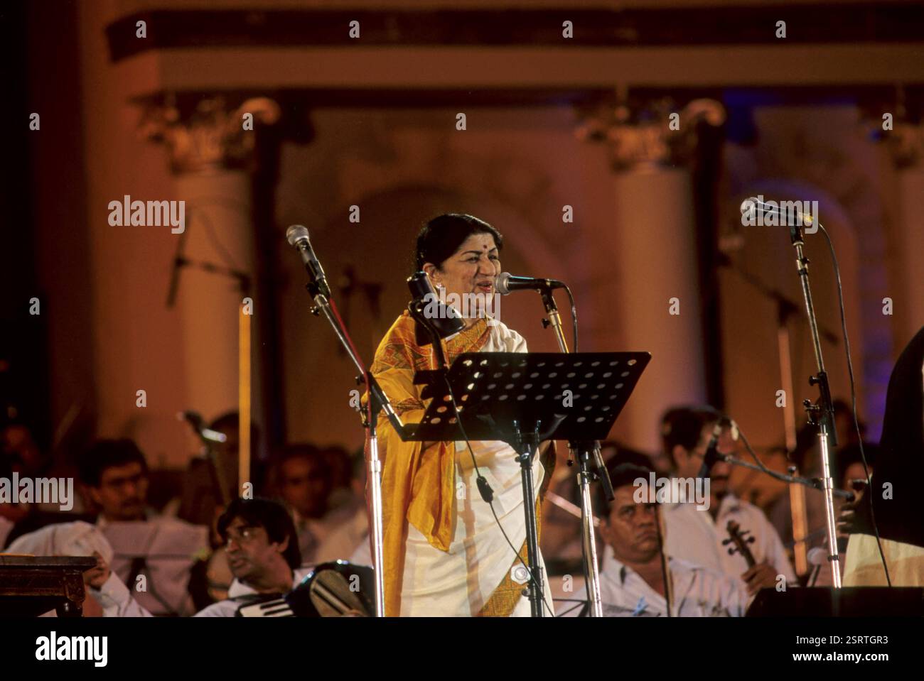 South Asian Indian famous singer Lata Mangeshkar NO MR Stock Photo - Alamy