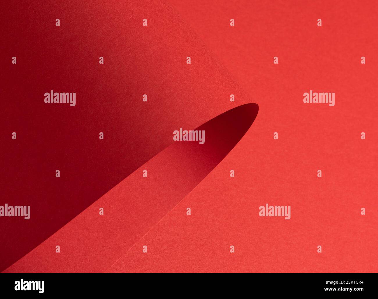 Fiery vermilion red paper background with a smooth texture and ...