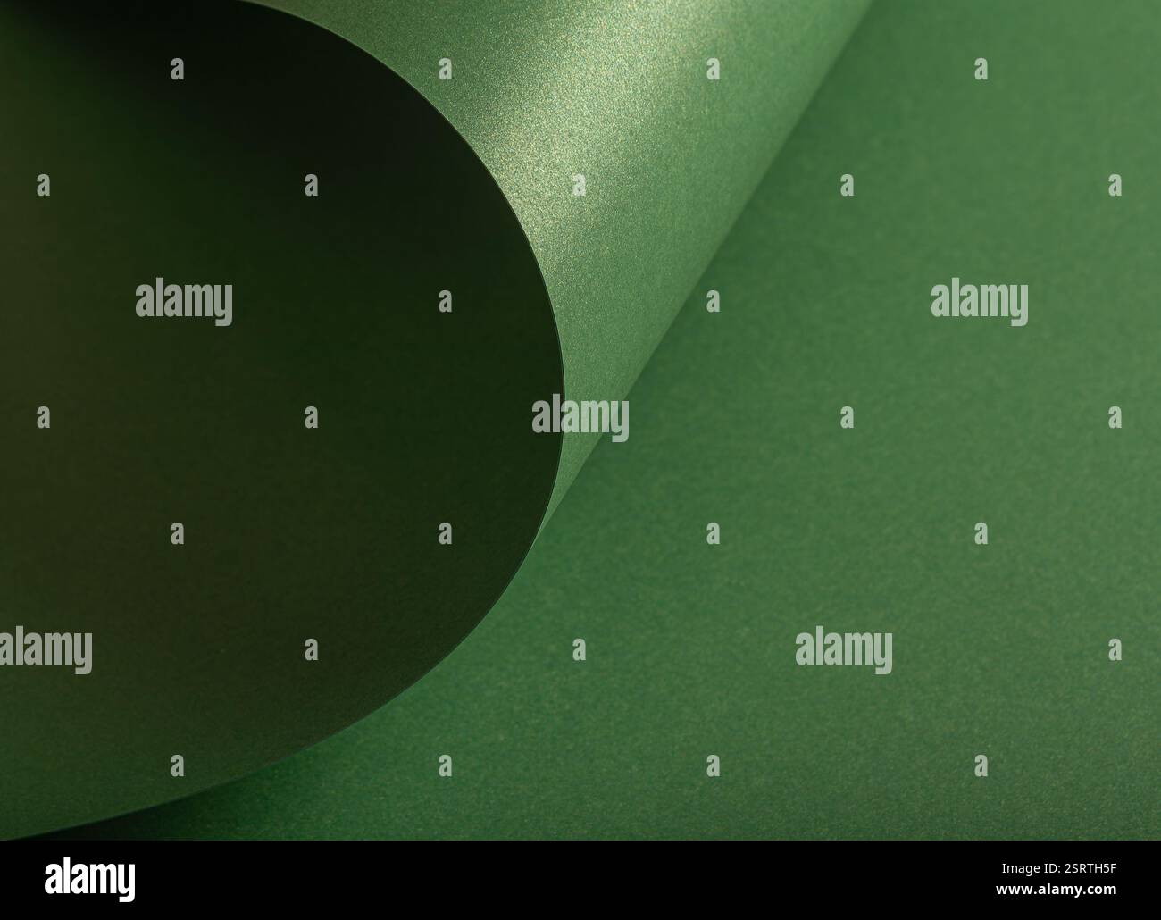 Forest green paper background with a pearlescent, glossy texture and ...