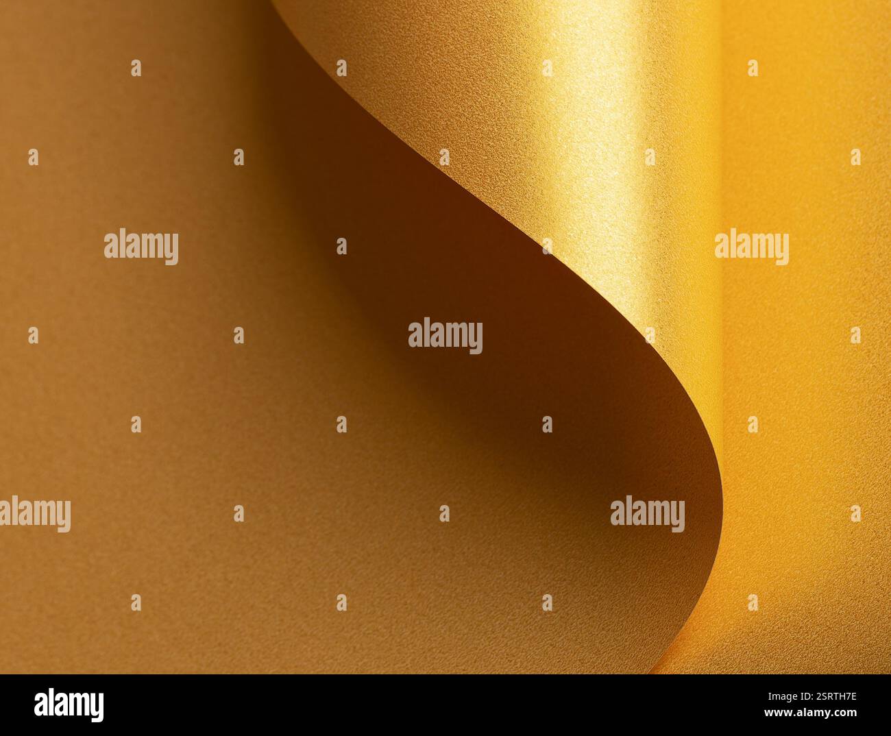 Golden saffron paper background with a pearlescent, glossy texture and ...
