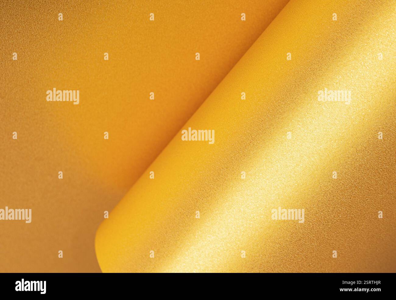 Golden saffron paper background with a pearlescent, glossy texture and ...