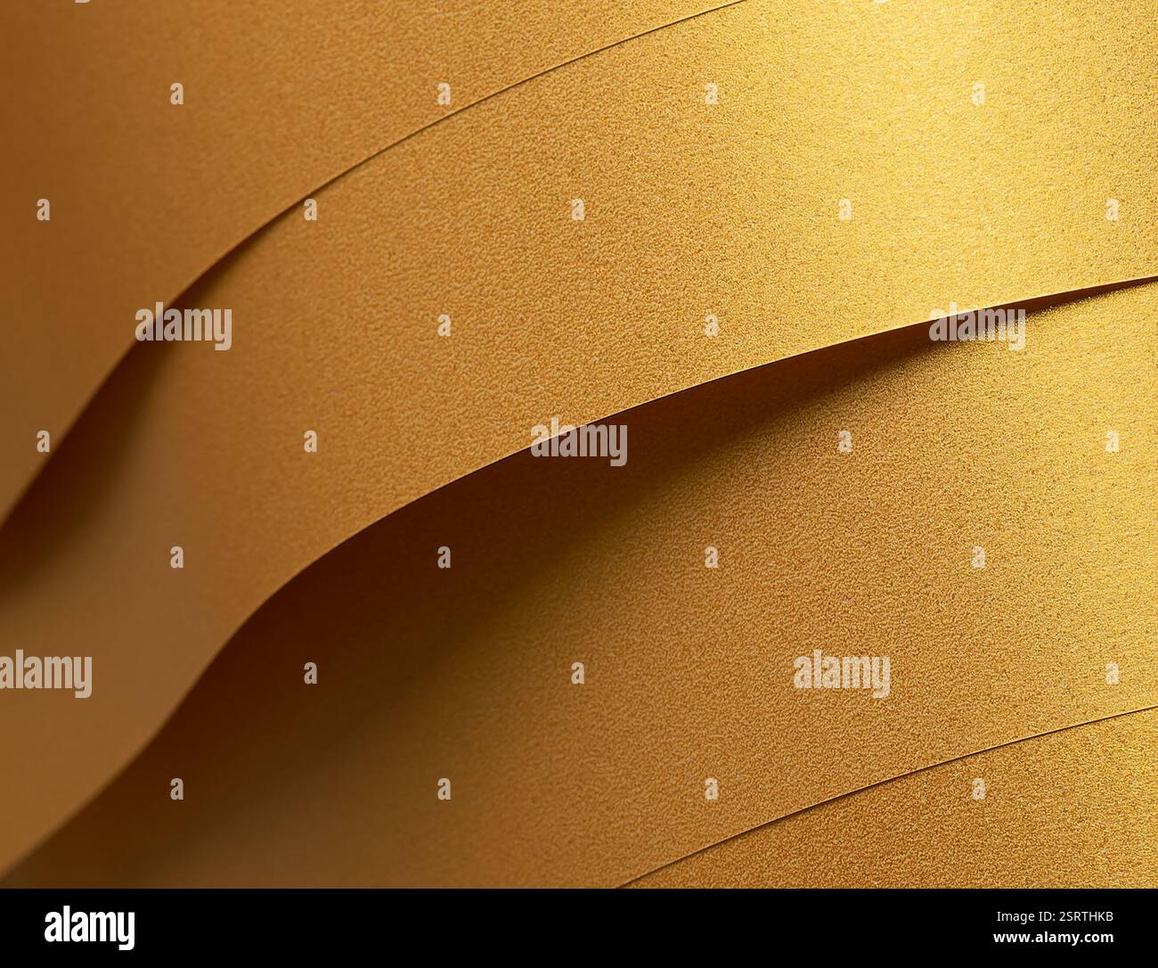 Golden saffron paper background with a pearlescent, glossy texture and ...