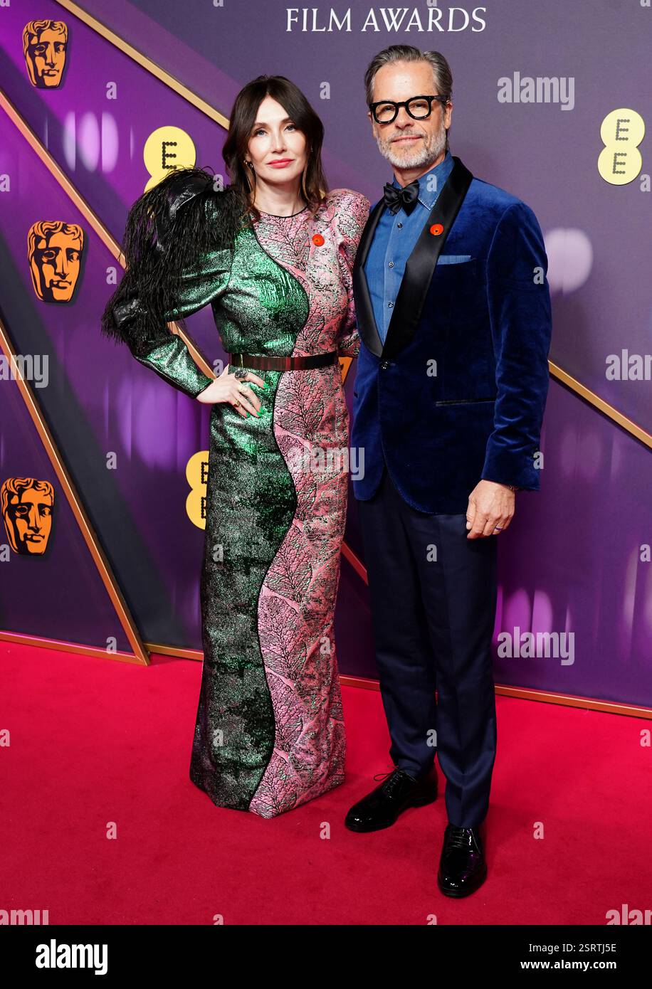 Guy Pearce and Carice van Houten attending the 78th British Academy ...