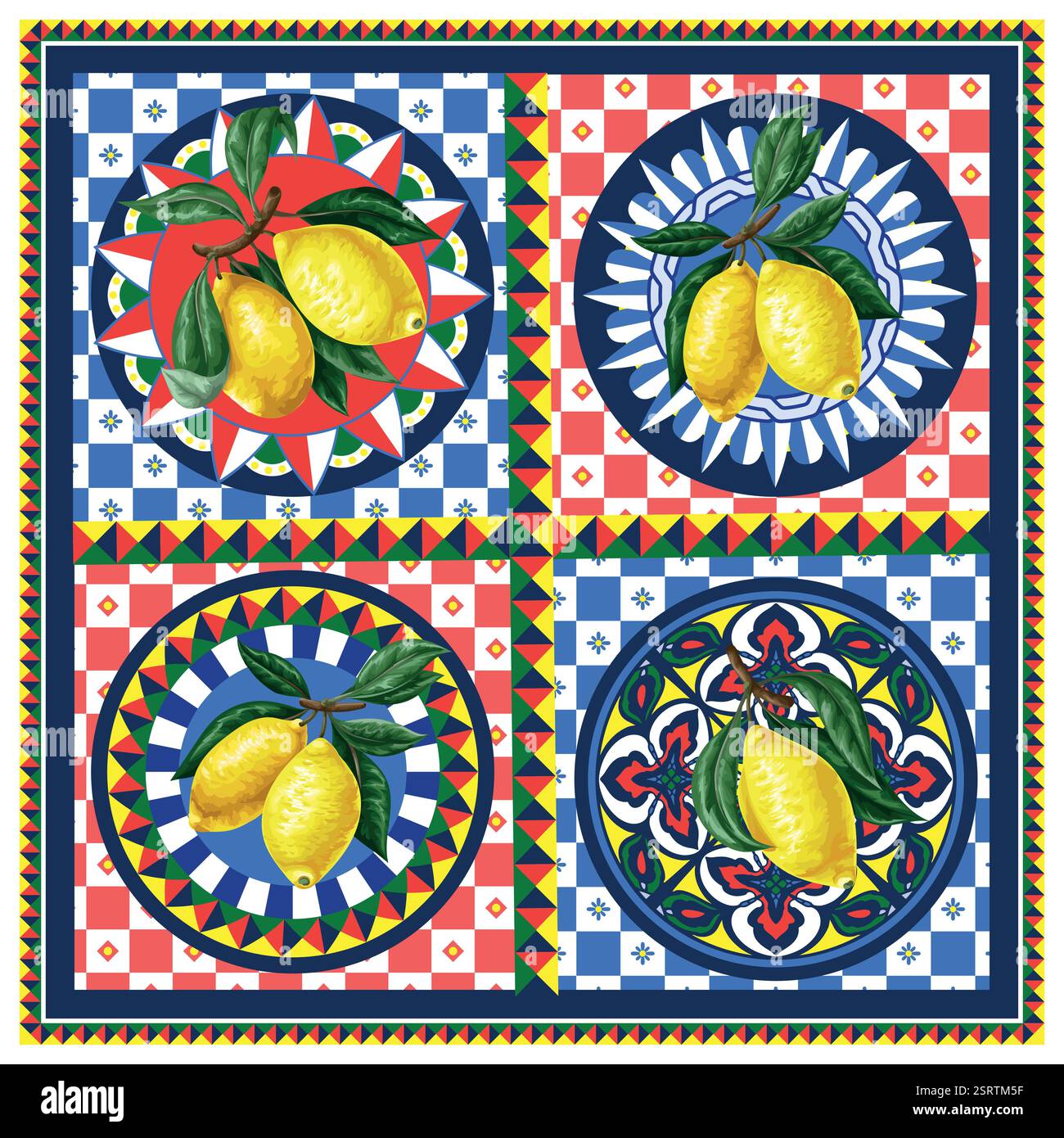 Fruit tile Cut Out Stock Images & Pictures - Alamy