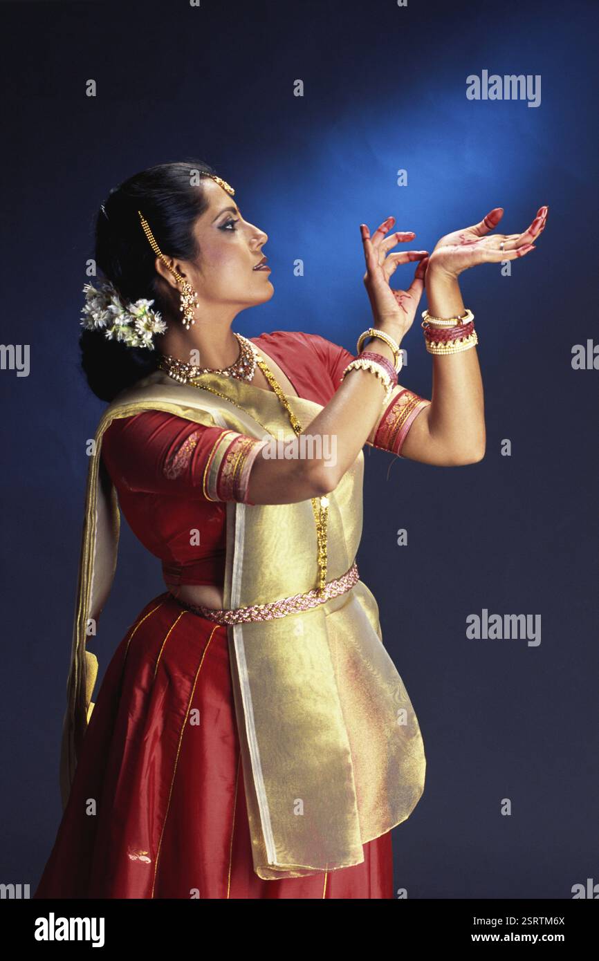 Dancer performing kathak classical dance of India MR#332 Stock Photo ...