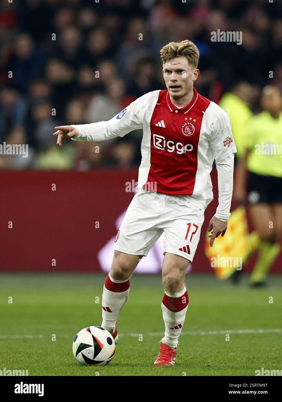 AMSTERDAM - Oliver Edvardsen of Ajax during the Dutch Eredivisie match between AFC Ajax and ...