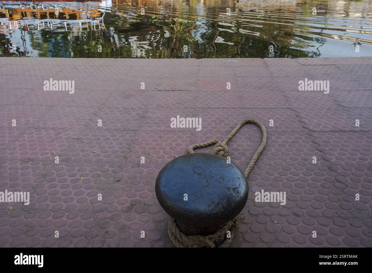 Capstan at Boat Jetty, Alappuzha, Kerala, India, Asia Stock Photo - Alamy