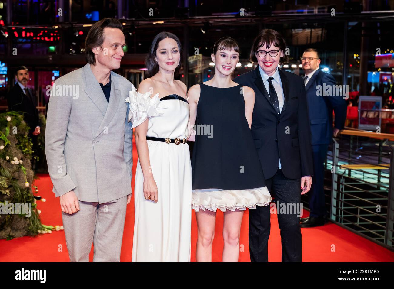 Berlin, Germany. 16th Feb, 2025. August Diehl (l-r), actor, Marion ...