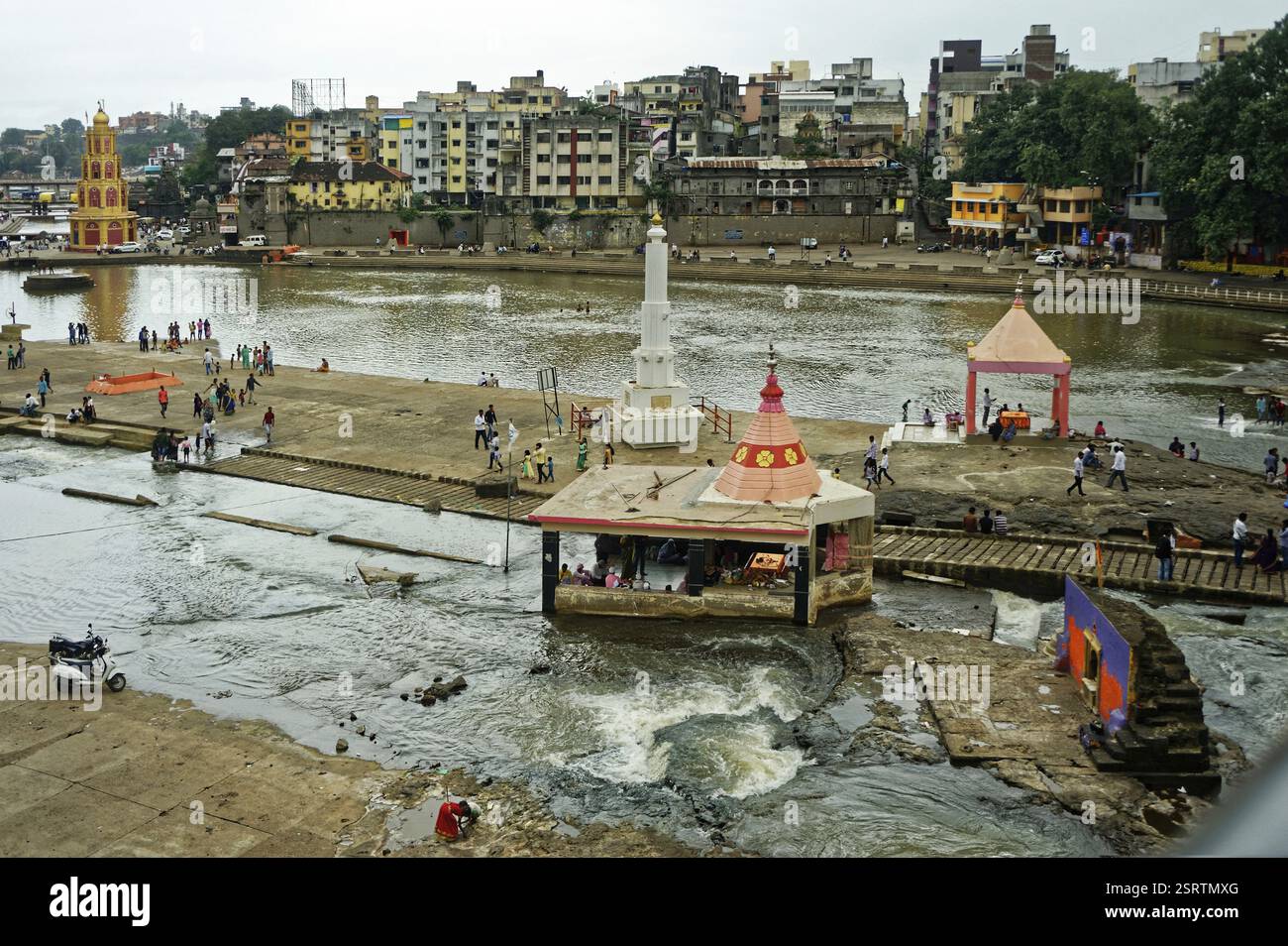 Godavari river ghat at nashik, Maharashtra, India, Asia Stock Photo - Alamy