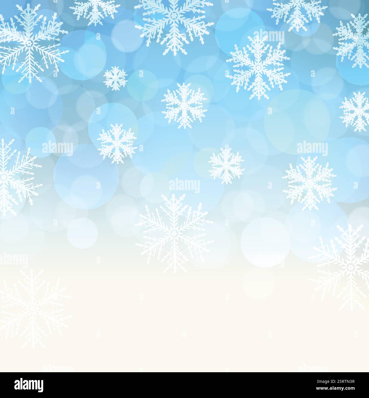 Blue snowy background. Vector illustration Stock Vector Image & Art - Alamy