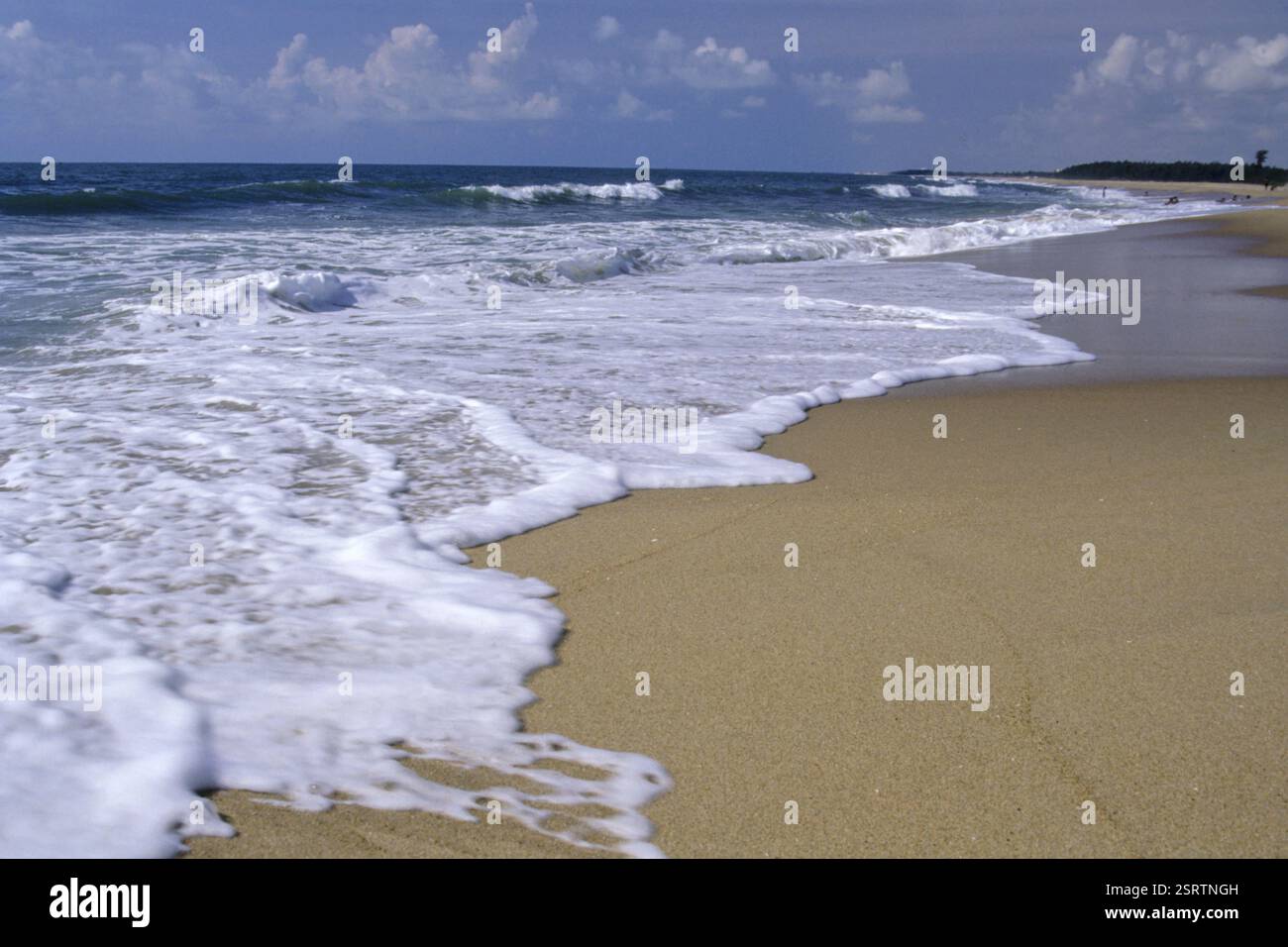 Foam on waves, Mahabalipuram beach, Goa, India, Asia Stock Photo - Alamy