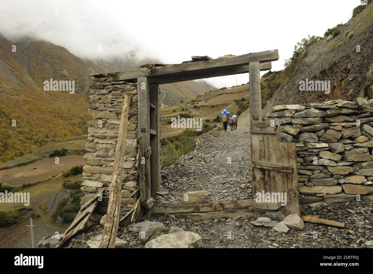 Nepal himalayas porter carrying hi-res stock photography and images - Alamy