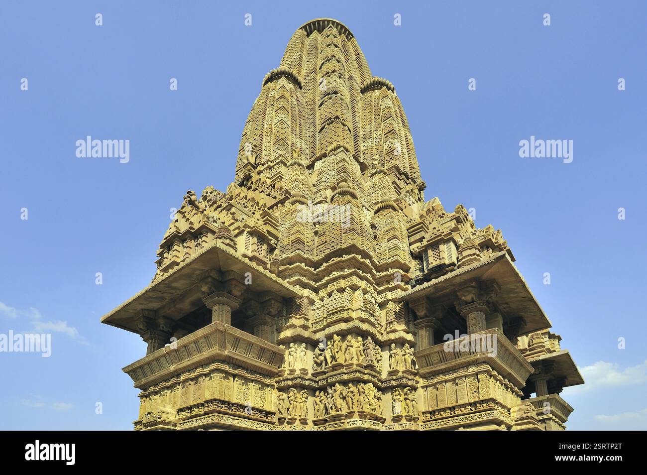 Khajuraho lakshmana temples ornate sikhara in madhya pradesh india ...