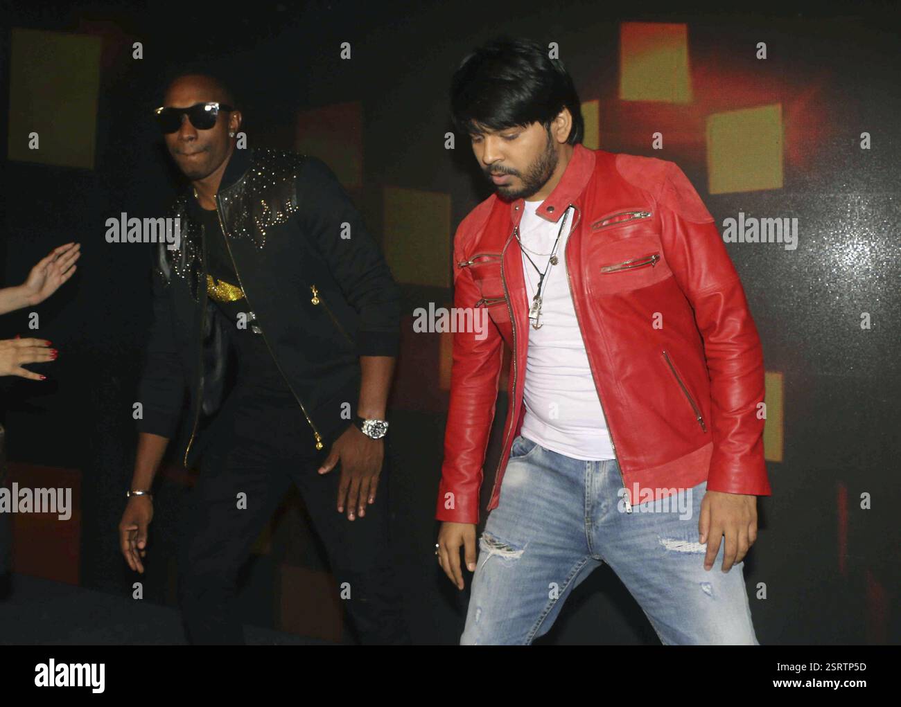 West Indies cricketer singer Dwayne Bravo Bollywood singer Ankit Tiwari ...