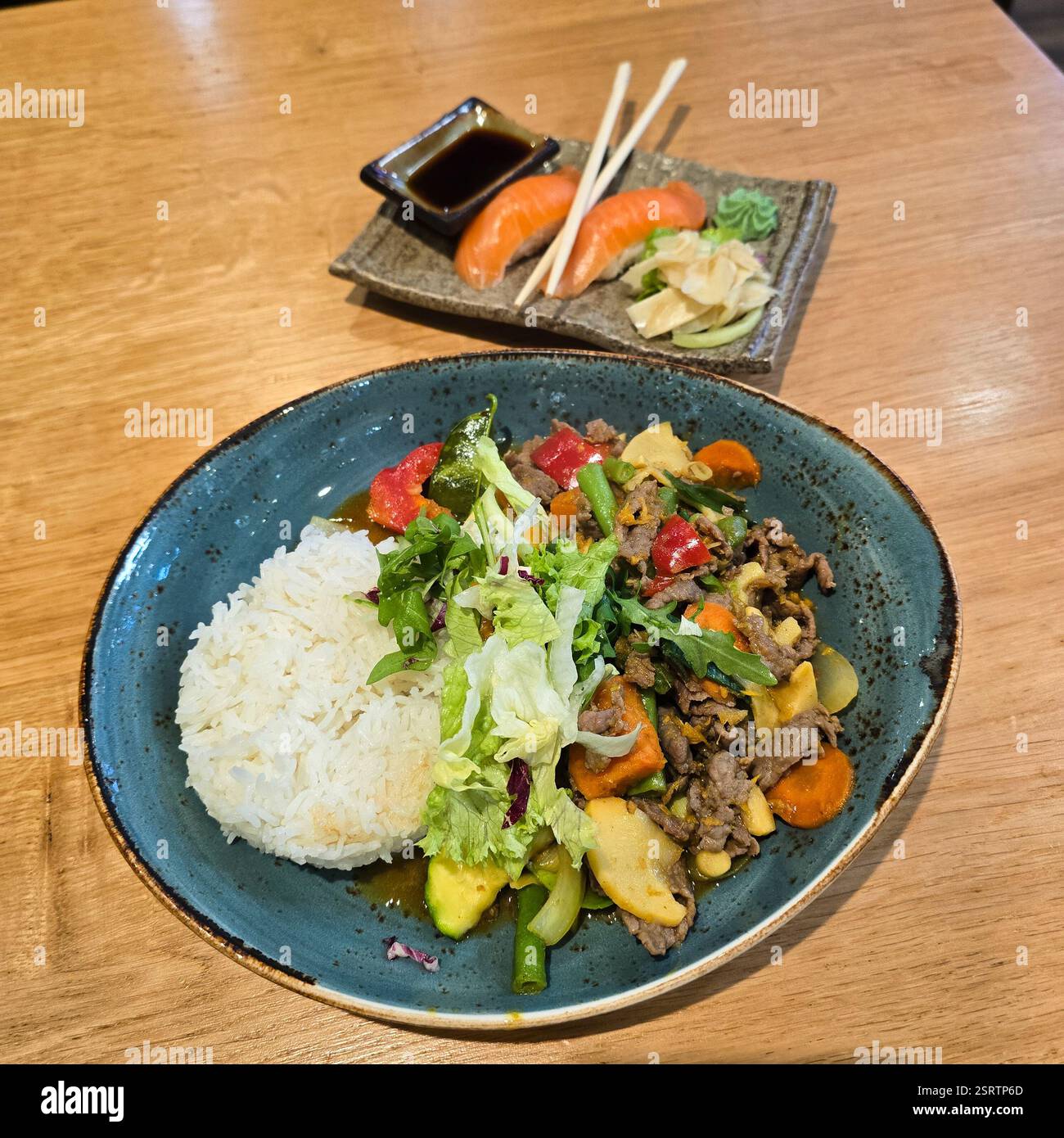Savor the delightful experience of delicious Asian cuisine with rice ...