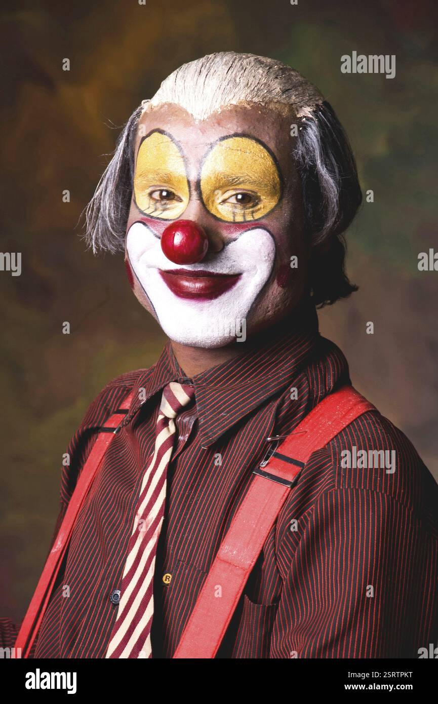 Joker in circus, Jodhpur, Rajasthan, India MR#746B Stock Photo - Alamy