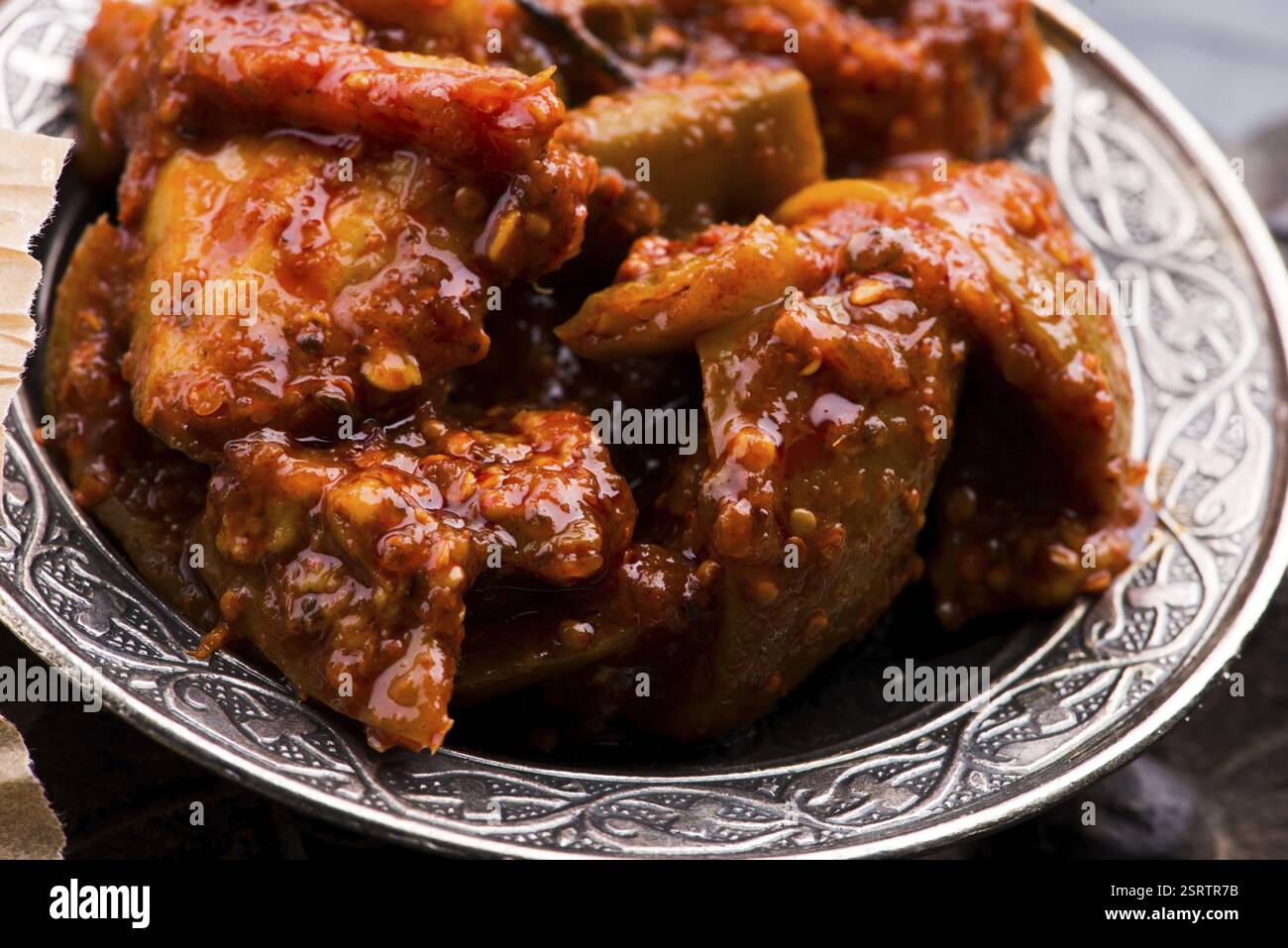 South Indian Lemon Pickle is a spicy tangy pickle Stock Photo - Alamy
