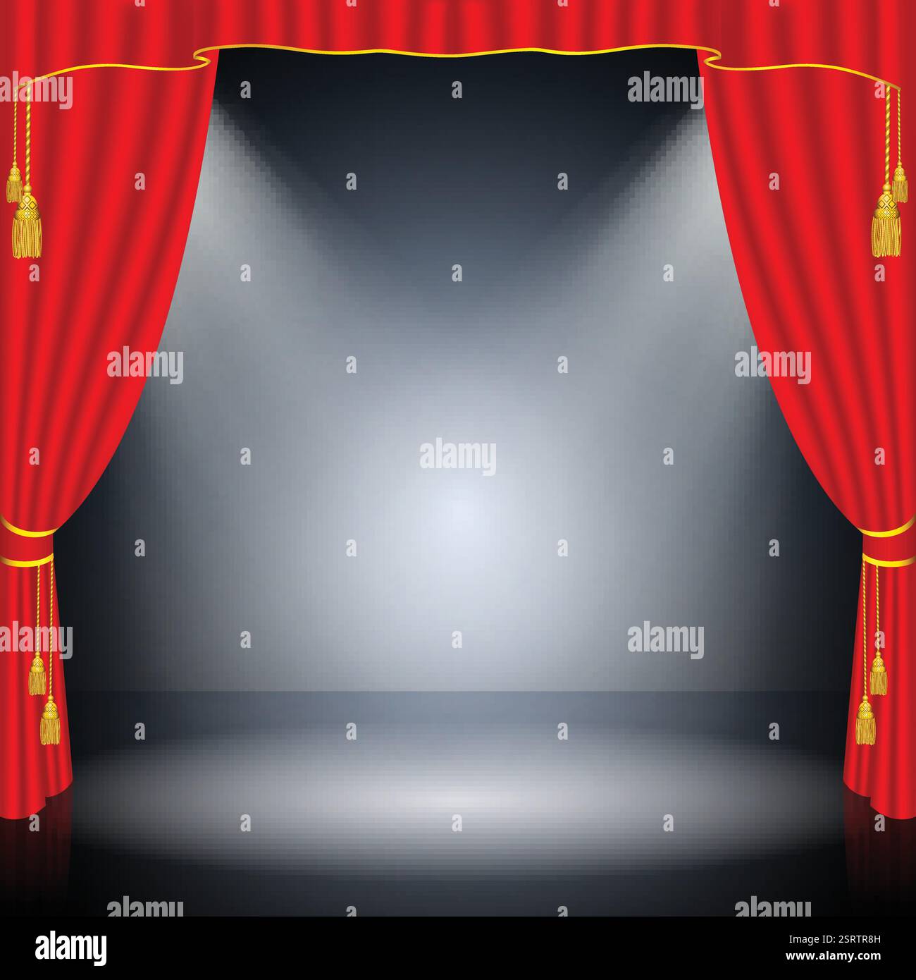 Red light on black Stock Vector Images - Alamy