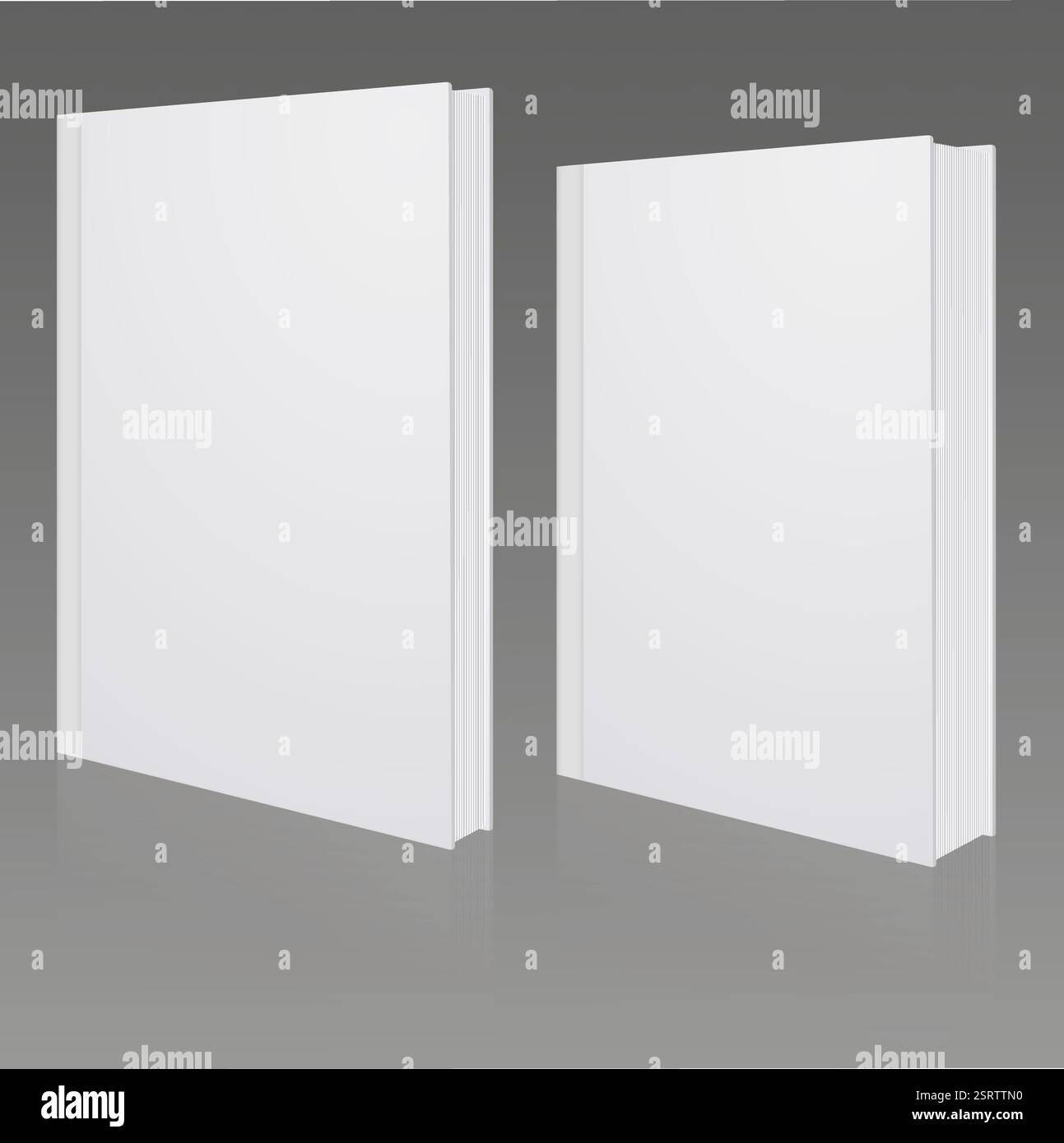 Blank mockup empty page Stock Vector Images - Alamy